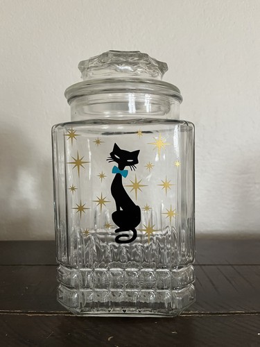 Vintage Mid Century Cat Candy Jar | eBay