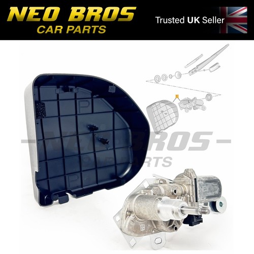 OE Rear Wiper Motor & Cover Kit, Peugeot 108 Citroen C1 Toyota Aygo ...