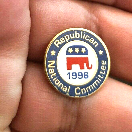 Republican National Committee Metal Vintage Pinback Political US ...
