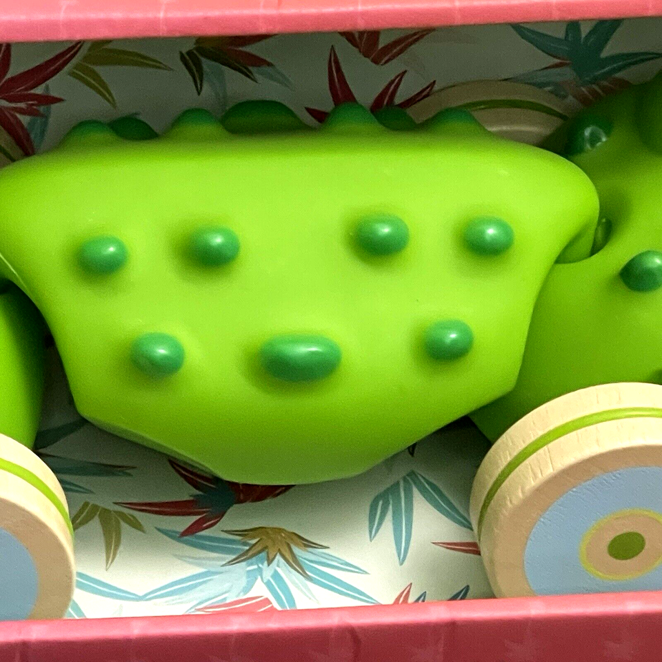 DJECO CROC N ROLL PULL Children Play Fun Push & Pull Toys Agr 18mts ...