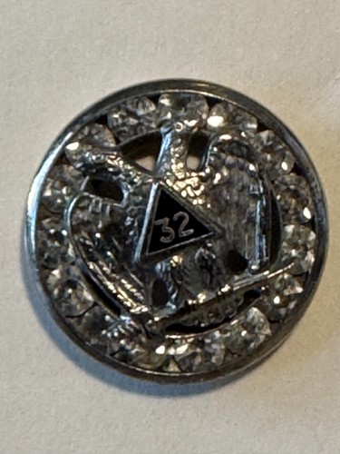 Masonic Scottish Rite Tie Tack with chain. 23 | eBay