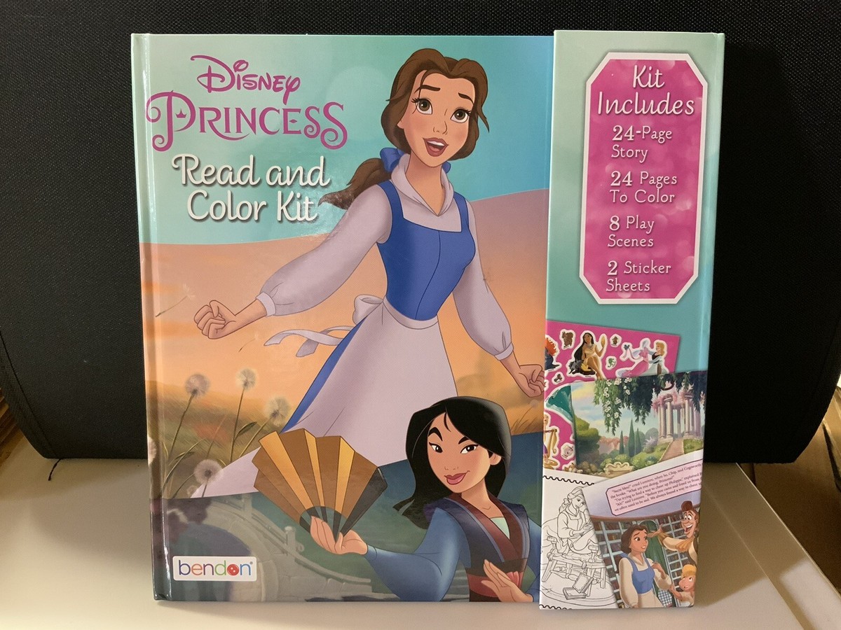 Disney Princess Belle Reading Coloring Pages