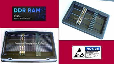 Server RDIMM Case Trays for DDR5 DDR4 DDR3 Modules - Sold in Lot of 2 5 ...