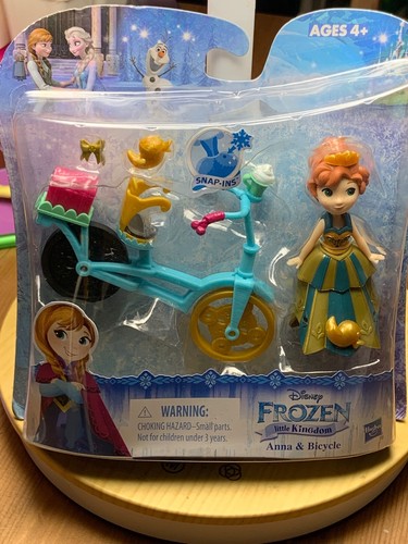 NEW Disney Princess Little Kingdom Frozen Anna & Bicycle Snap-In | eBay
