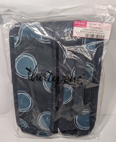 Thirty One La-Di-Dot Large Packing Cube New in Bag Shoebox Size | eBay