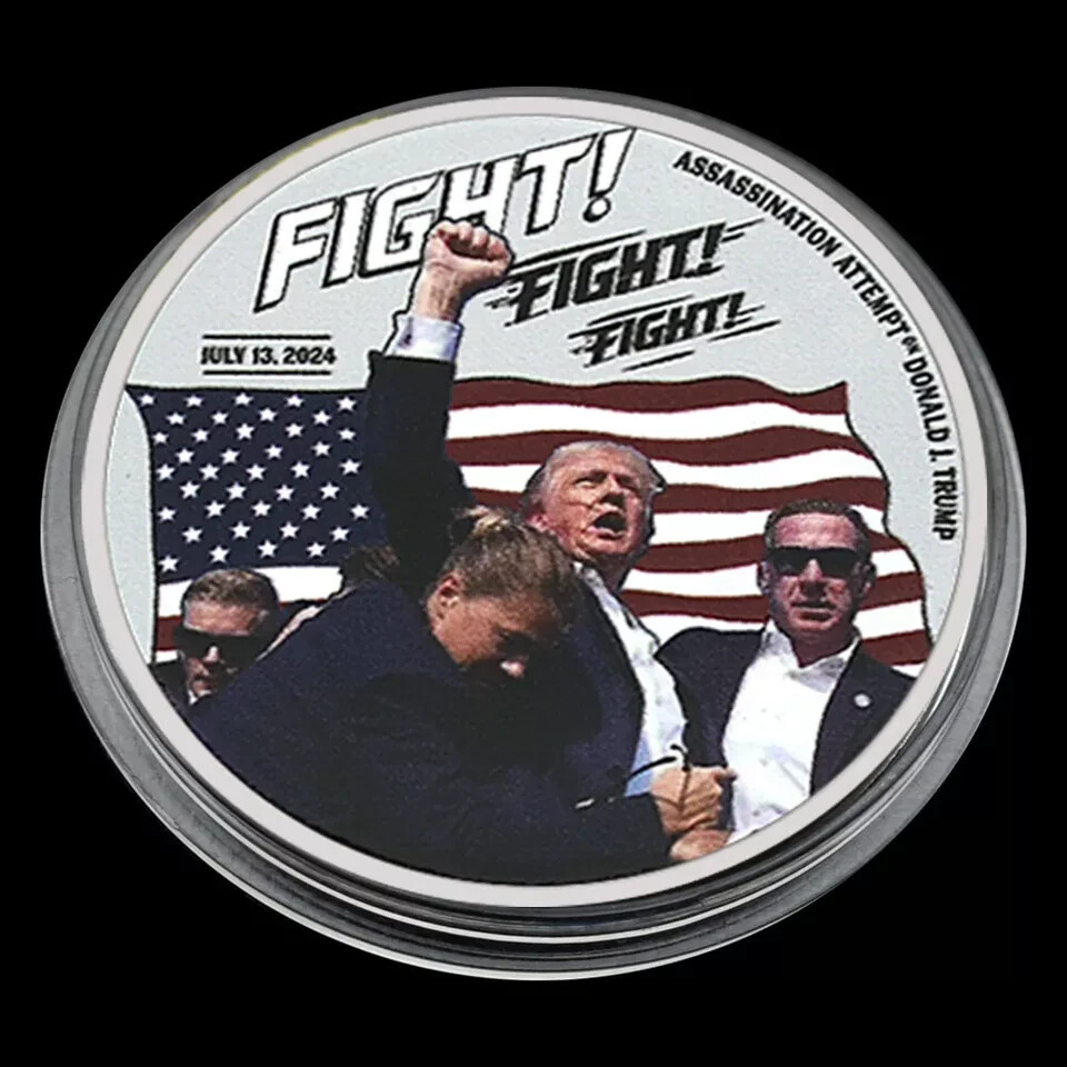 U.S. Seller - Donald Trump Shooting Assassination Attempt Fight Art ...