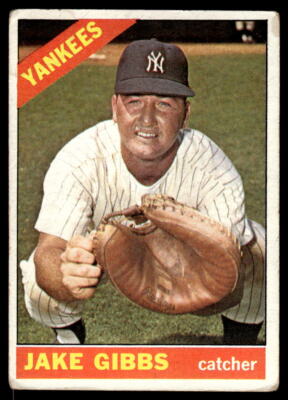 1966 Topps Jake Gibbs #117 New York Yankees Baseball Card | eBay