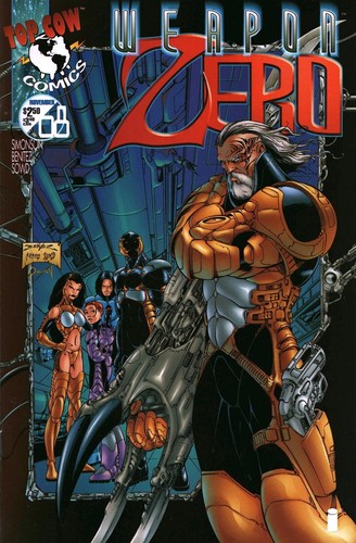 Top Cow Comics Weapon Zero Comic Book #8 (2nd Series, 1995) Sci-Fi ...