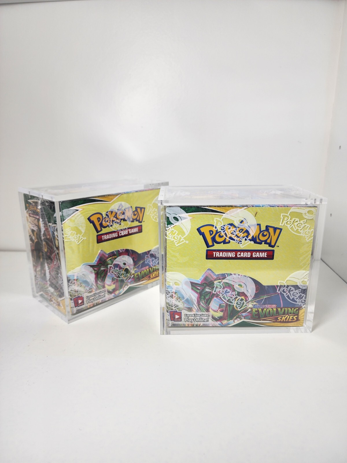 2 Pack - Pokemon Magnetic Booster Box Acrylic Case Pokémon Card ...