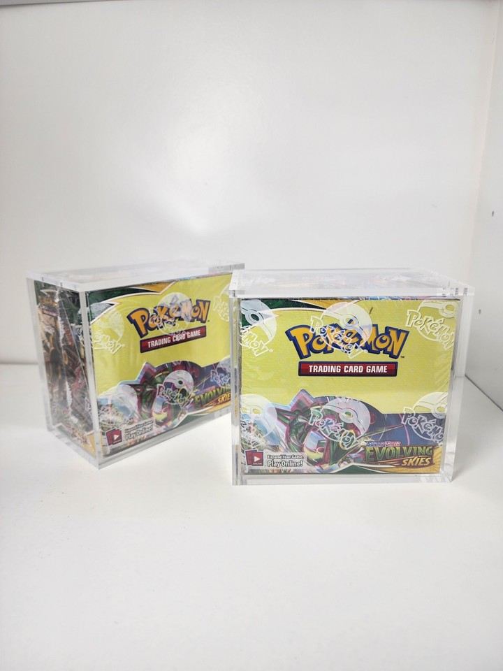 2 Pack - Pokemon Magnetic Booster Box Acrylic Case Pokémon Card ...
