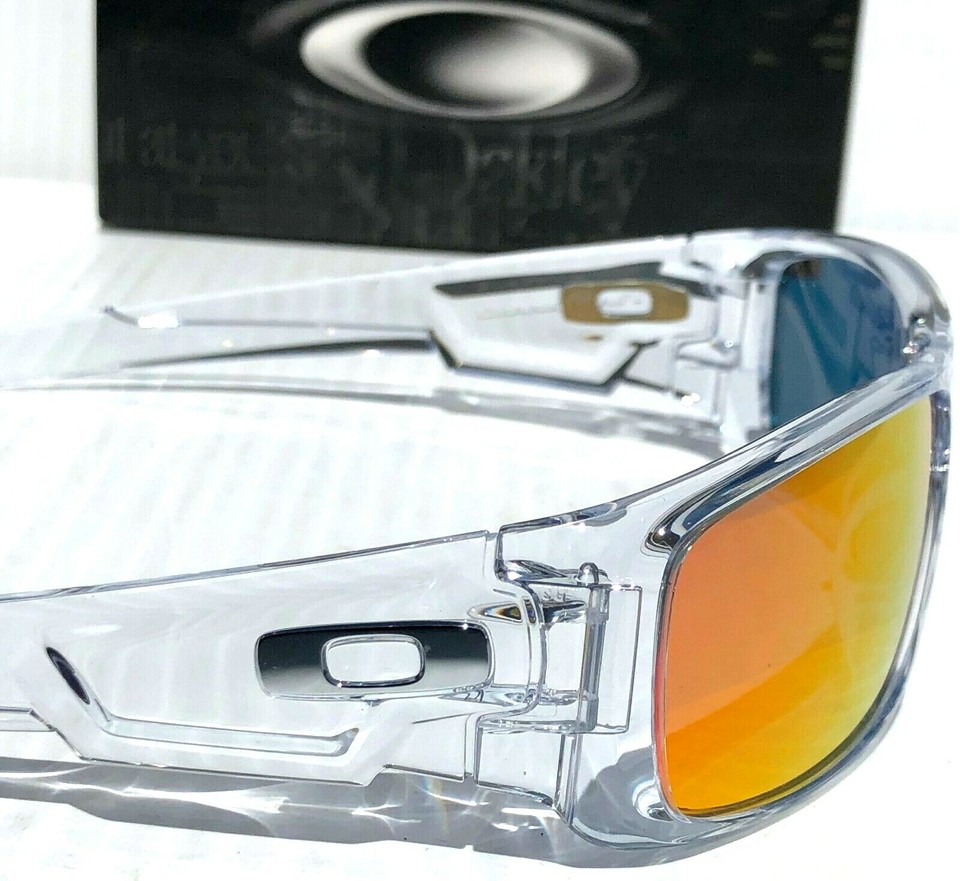 NEW Oakley Crankshaft CLEAR POLARIZED Galaxy Ruby Red Iridium Sunglass ...