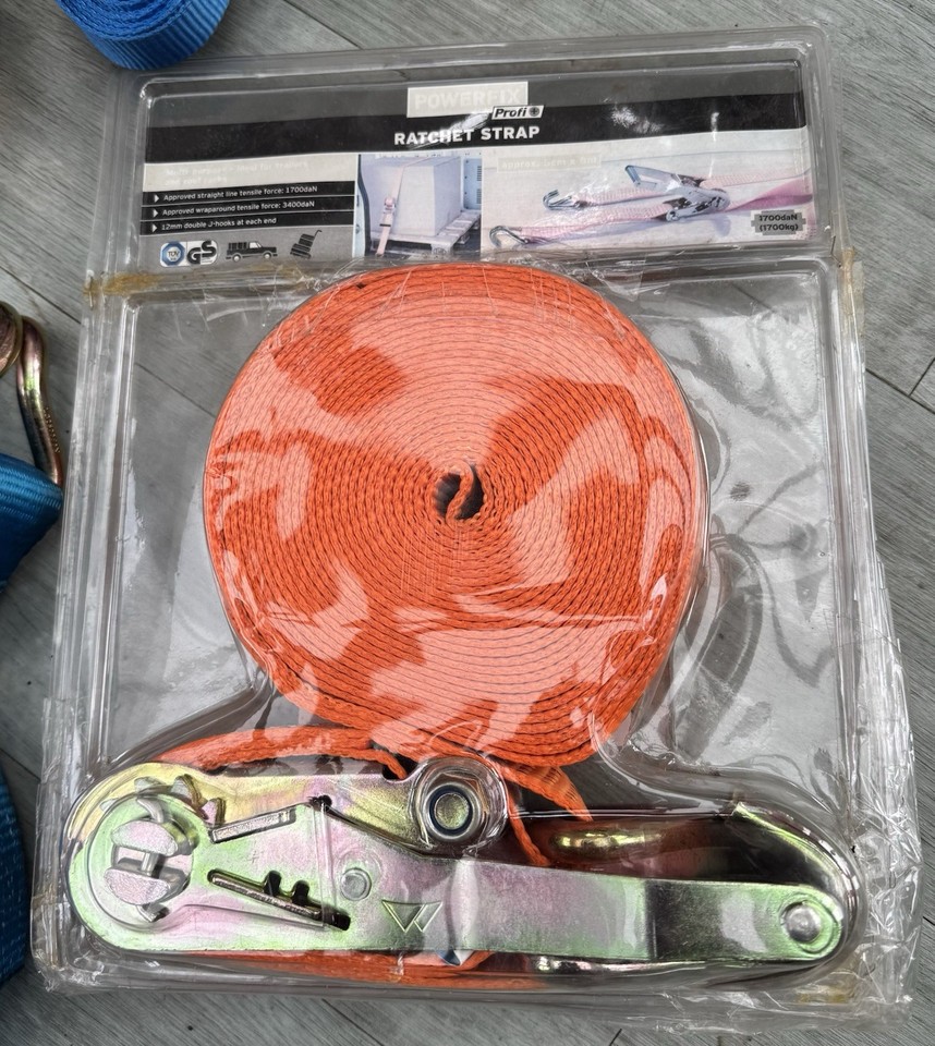 Ratchet Straps - For Lashing Cargo Loads/Pallets | eBay UK