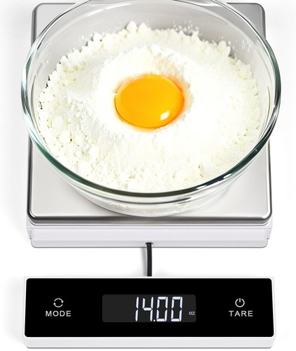 Digital Kitchen Scale, 11-Pound Stainless Steel Food Scale with Pull ...