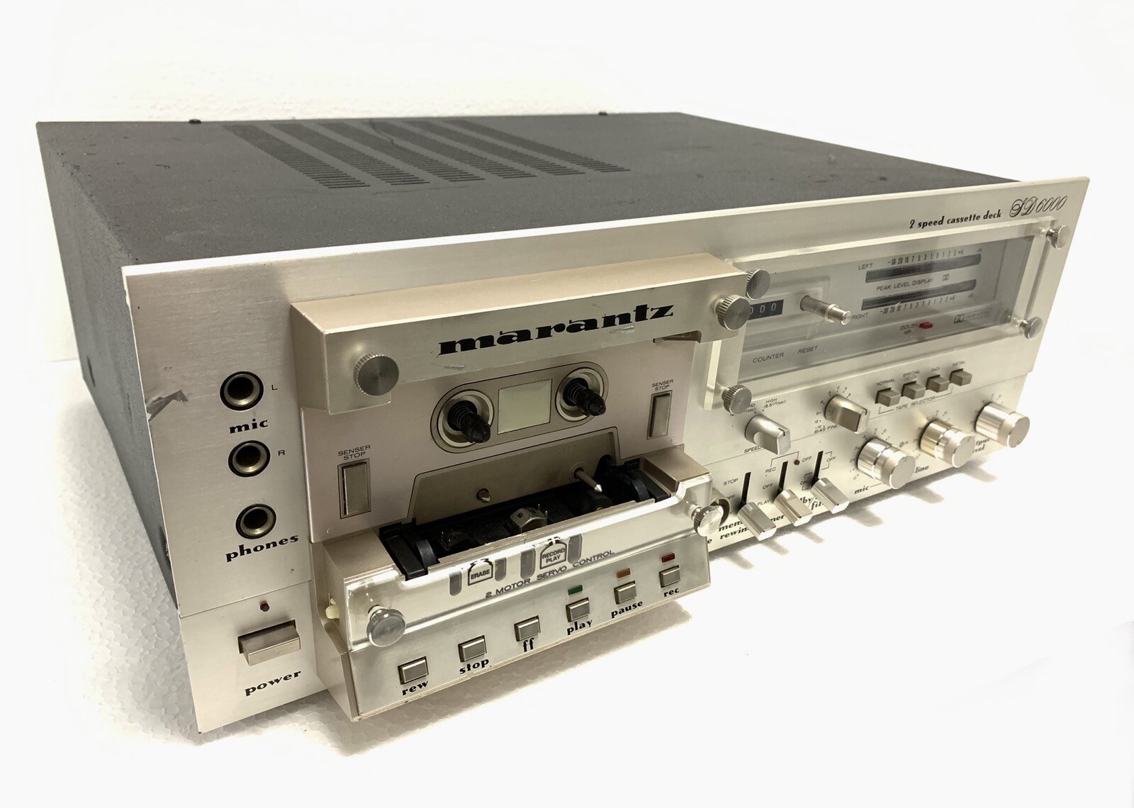 MARANTZ SD 6000 Stereo Cassette Deck 2 Speed Vintage 1979 Hi End WORK ...