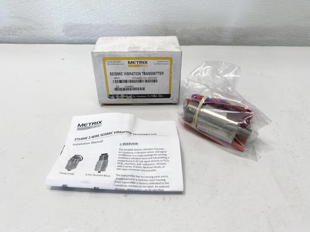 Metrix Seismic Vibration Transmitter, ST5484E-121-0010-00 | eBay