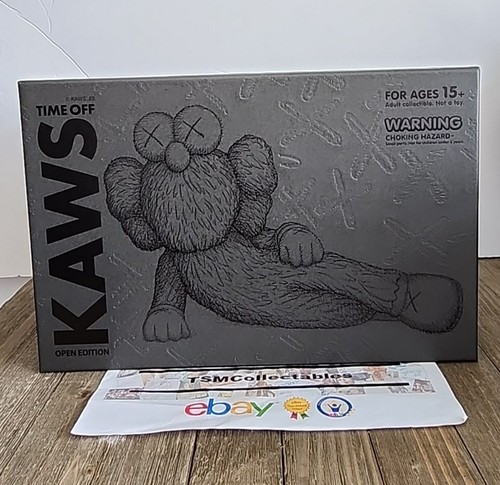 KAWS "Time Off" Vinyl Figure - Black *IN HAND READY TO SHIP* | eBay