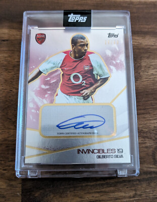 2023-24 Topps Arsenal Invincibles Auto Red /49 Gilberto Silva | eBay.de