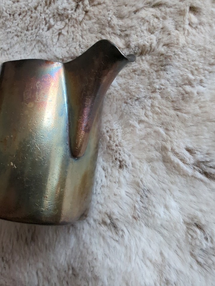 Gebruder Hepp Pforzheim .10 Silver M.Spath Creamer Vintage Heavy Weight ...