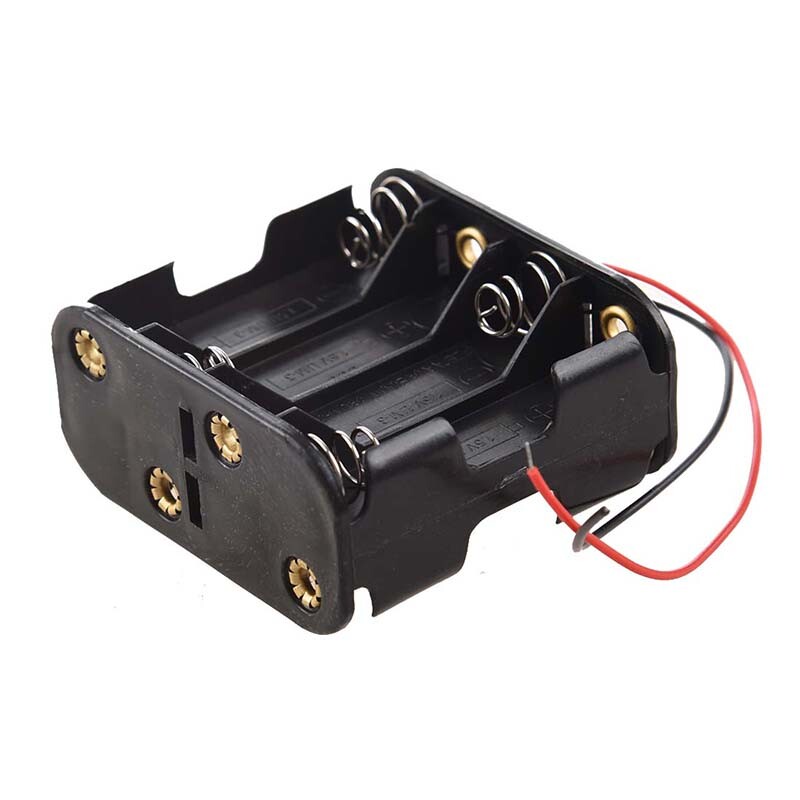 1X(8pcs Aa Cells Battery (12v) Clip Holder Box Case Black T8R2) | eBay
