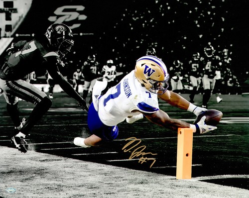 DILLON JOHNSON AUTOGRAPHED 16X20 PHOTO WASHINGTON VS. USC MCS HOLO ...