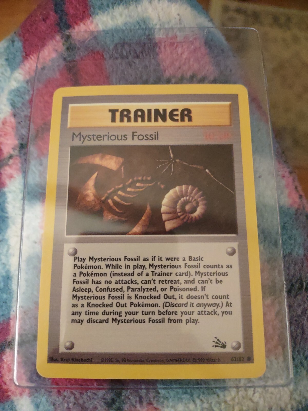 Pokémon TCG Mysterious Fossil Fossil 62/62 Regular Unlimited Common ...