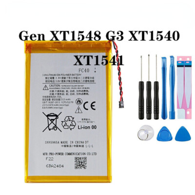 For Motorola Moto G3 G(2015) 3rd Gen XT1540 Replace Battery FC40 ...