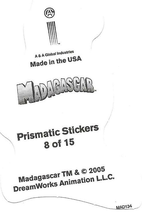 Chimps MASON & PHIL Sticker from MADAGASCAR Movie by DreamWorks 2005 | eBay