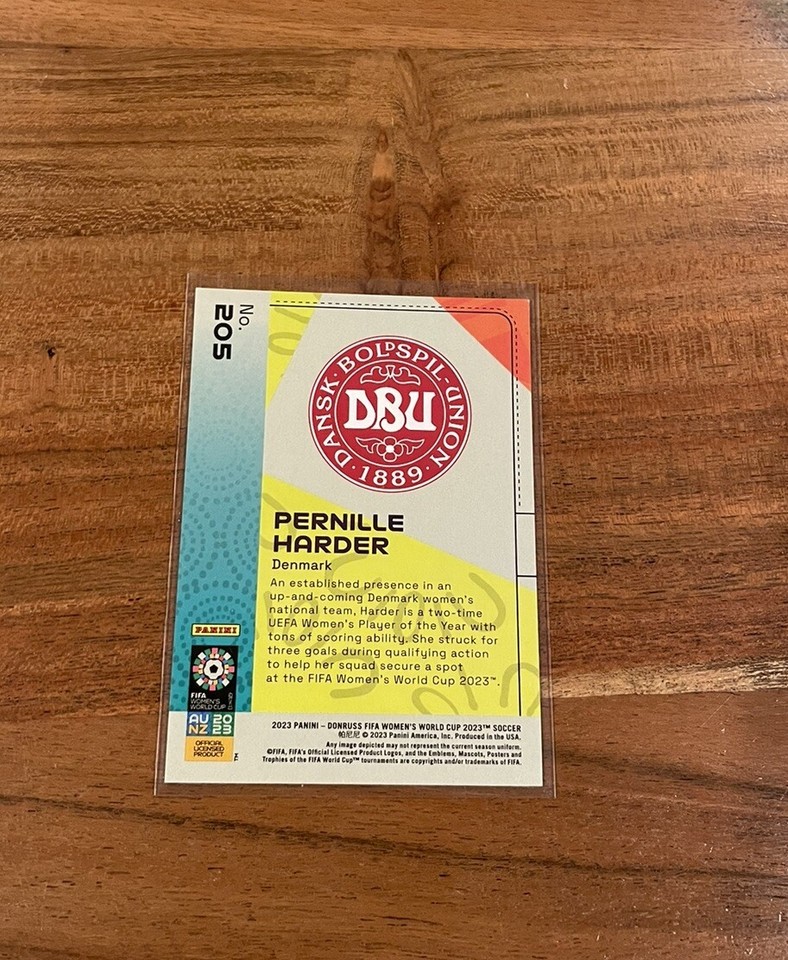 Pernille Harder 2023 Panini Donruss FIFA Women's World Cup Red Foil ...