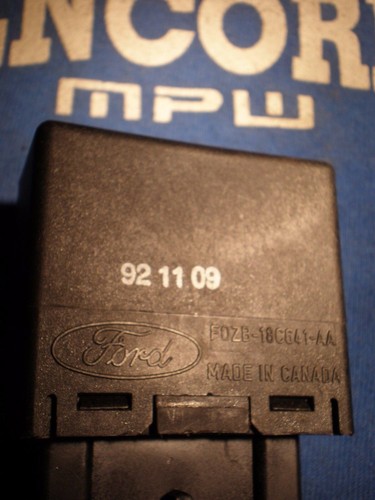 1990-1993 Ford Mustang Rear Window Glass Defroster Relay Module Grid ...