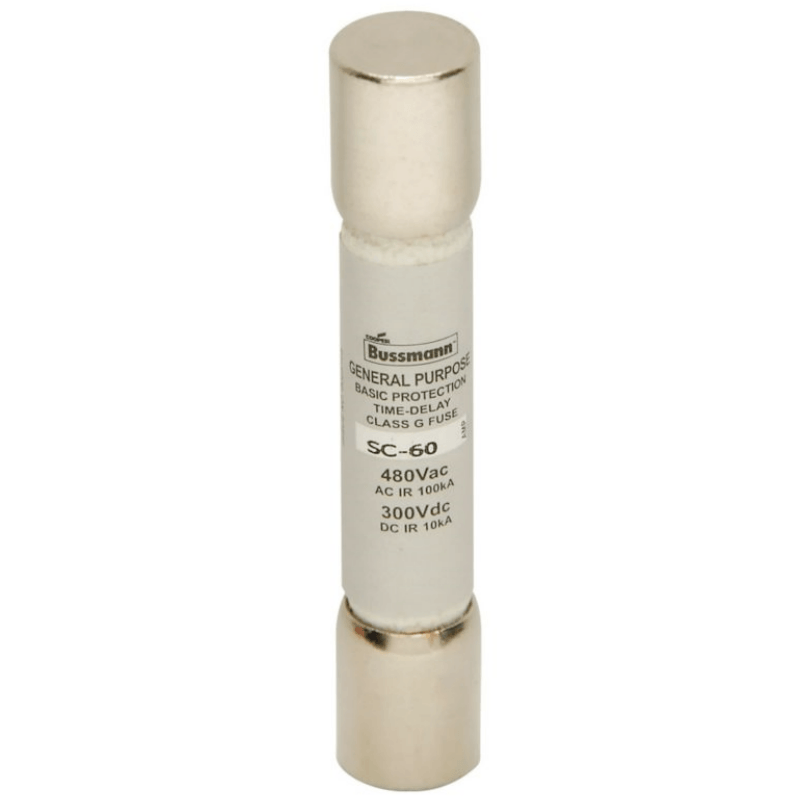 10PCS Eaton Bussmann TIME-DELAY CLASS G Fuse SC-60 SC60 (60 Amp) 480Vac ...