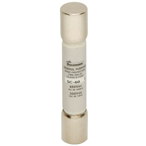 10PCS Eaton Bussmann TIME-DELAY CLASS G Fuse SC-60 SC60 (60 Amp) 480Vac ...