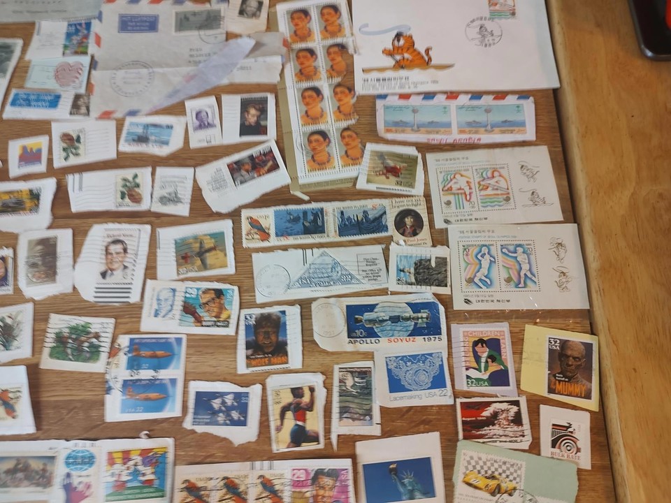 Vintage Stamp Collection - Assorted Postage Stamps & Airmail | eBay