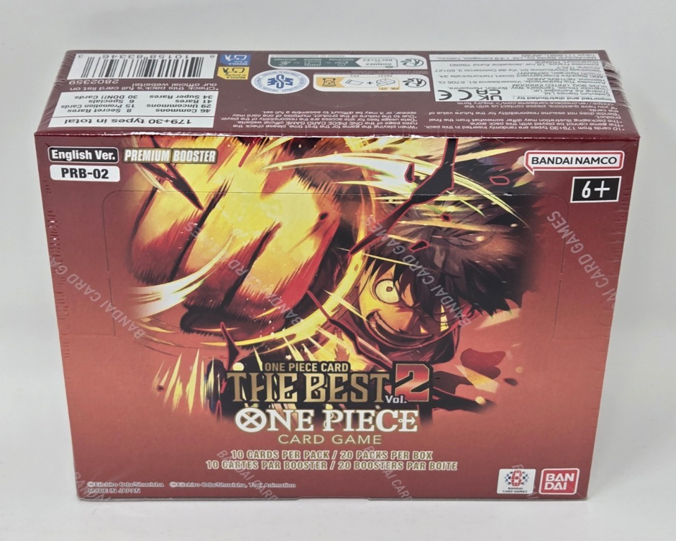 One Piece: The Best Vol.2 (PRB-02) Premium Booster Box Sealed | eBay