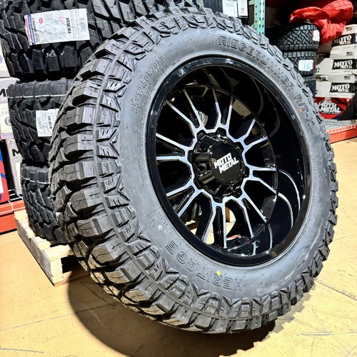 20x10 Moto Metal MO810 Wheels 35" AT RT Tires 8X170 Ford Super Duty ...