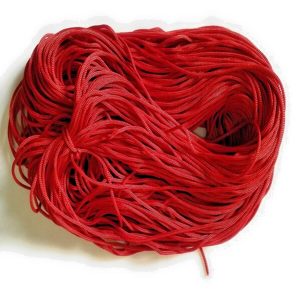 "Red Silk Thread for Jewelry Making & Home Décor – Smooth Shiny Craft ...