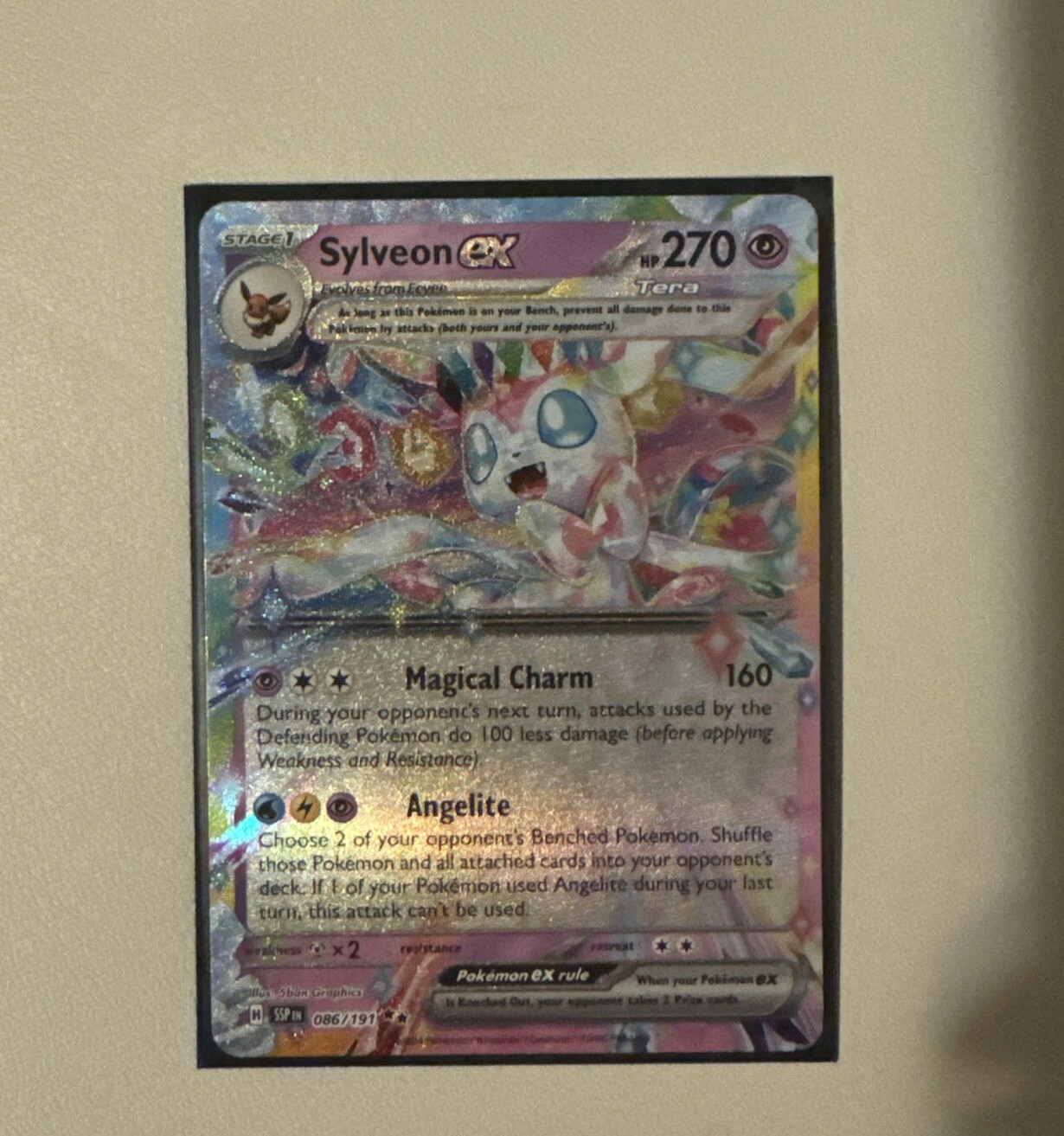 Sylveon EX 086/191 Full Art NM/M Surging Sparks Pokemon Card | eBay