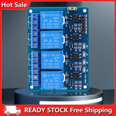 5V 12V 24V Relay Board with Optocoupler Isolation for Arduino DIY (12V ...