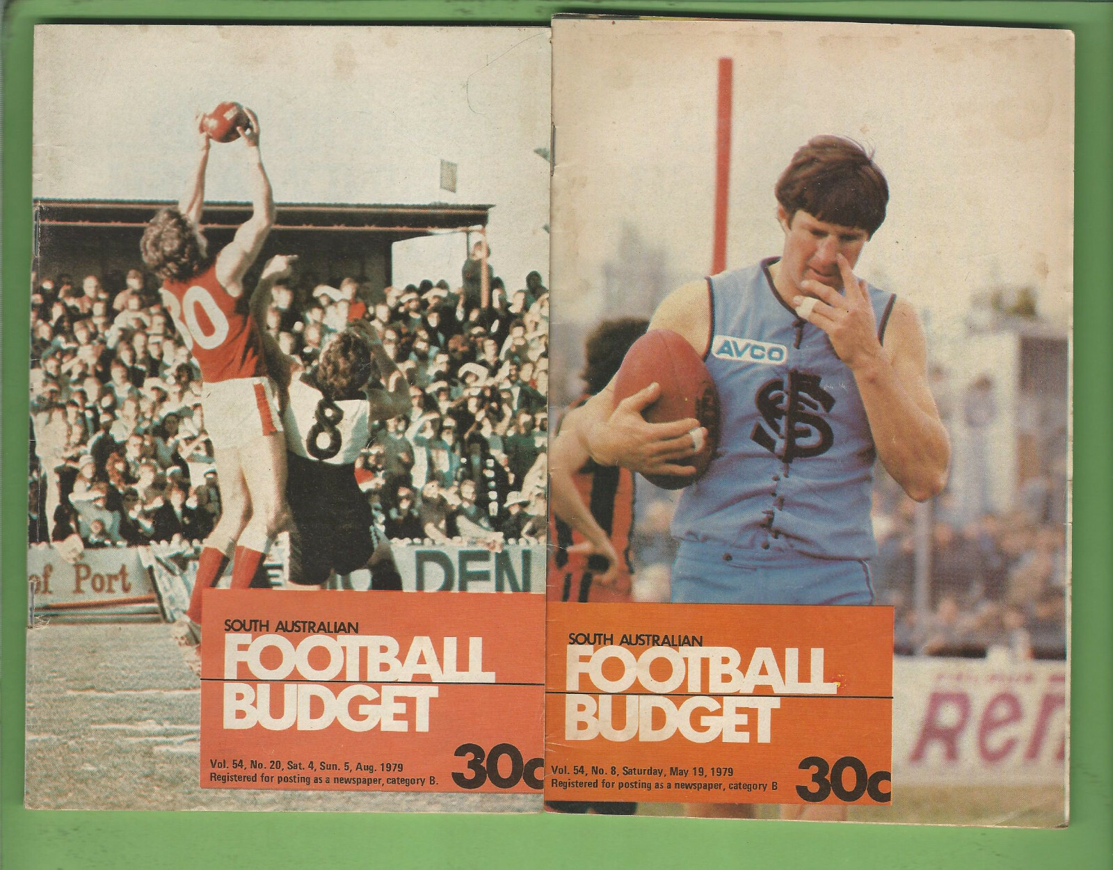 #DD. #6. LOT OF FOUR (4) 1979 SANFL FOOTBALL BUDGET PROGRAMS | eBay