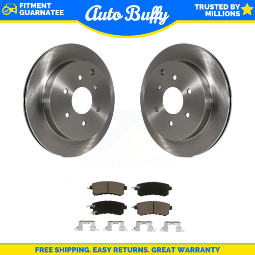 [Rear] Disc Brake Rotor And Ceramic Pad Kit For INFINITI Nissan Armada ...
