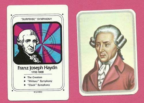 Franz Joseph Haydn Fab Card Collection Austrian Music Composer | eBay
