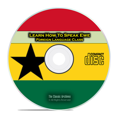 Learn How To Speak Ewe, Fast & Easy Foreign Language Training Course CD ...