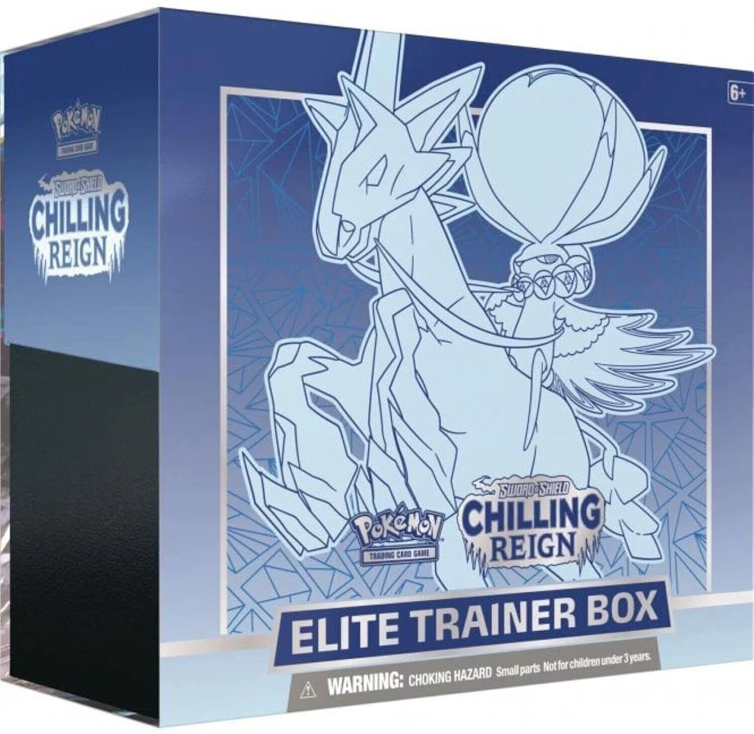 Pokémon SWSH Chilling Reign Ice Rider Elite Trainer Box ETB Factory ...