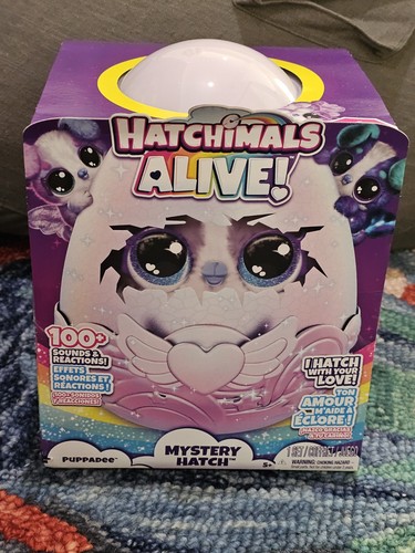 Large Hatchimals Alive ! PUPPADEE Spin Master Mystery Hatching Puppy ...