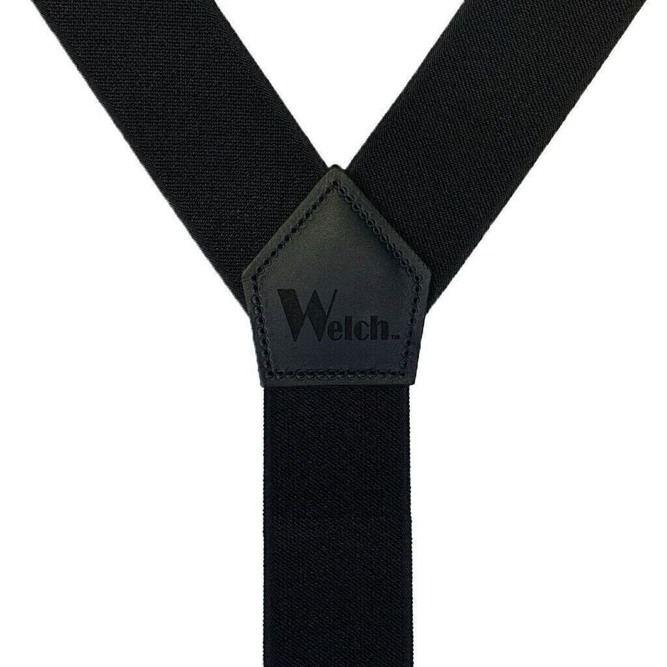SuspenderStore Welch Y-Back Ergonomic Support Suspenders- 2-In Wide ...