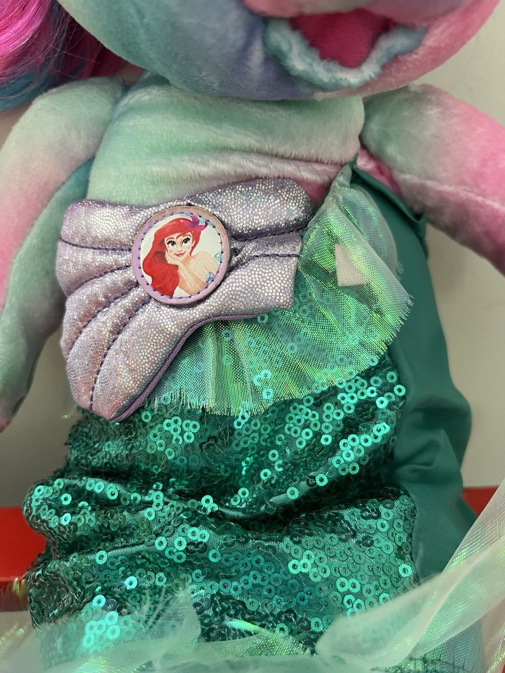 Build A Bear Honey Girls Limited Edition Ariel The Little Mermaid Green ...