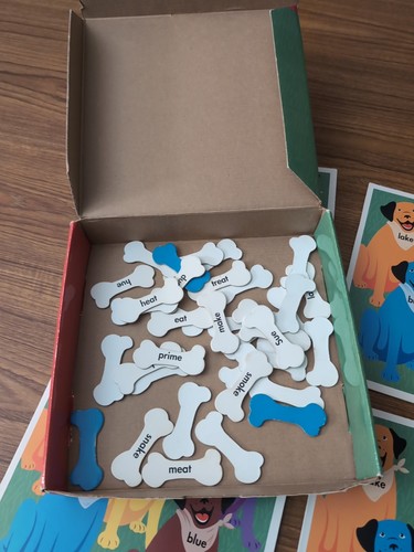 Dog Bones! Long Vowel Rhyming Words A Phonics Game | eBay