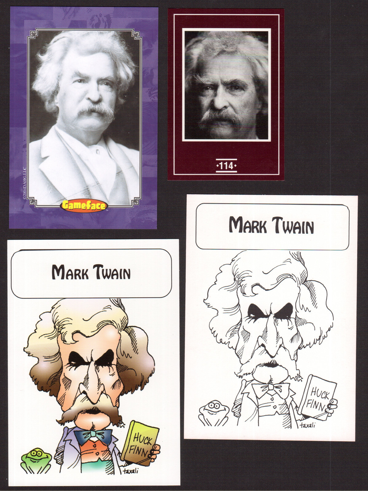 Mark Twain Samuel Clemens Author Huck Finn FAB Card Collection | eBay
