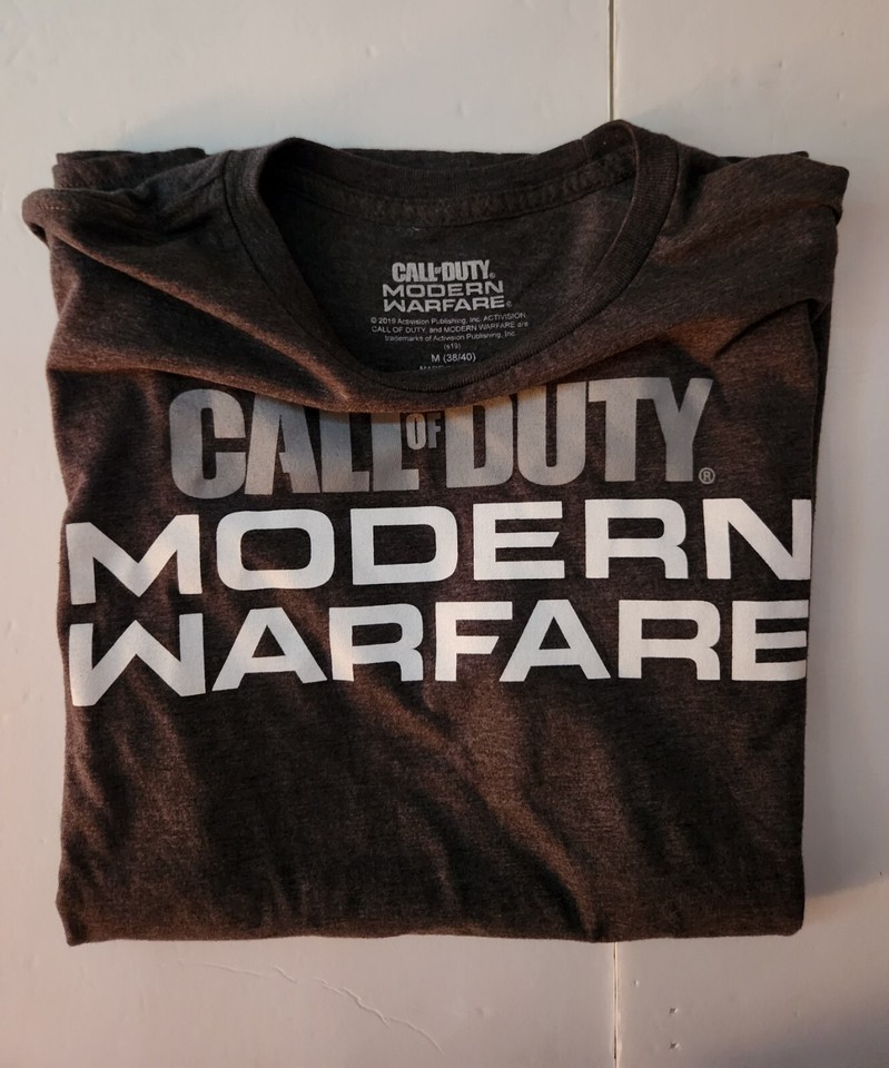 Activision Call of Duty Modern Warfare Reveal 2019 Men’s Promo T-Shirt ...