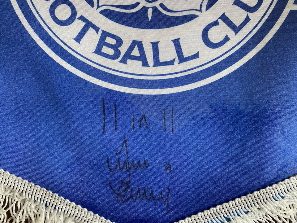 Large Leicester City F.C. With Autograph Jamie Vardy - Approximately 31 ...