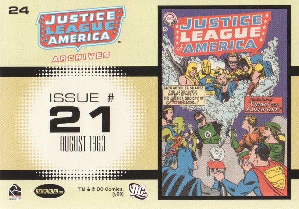 2009 JLA Archives Trading Card #24 Justice League of America #21 | eBay